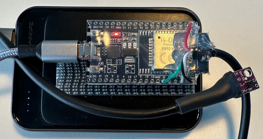 Luftfeuchtigkeit und Lufttemperatur - phyphox