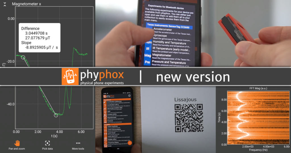 Das große Update is da: phyphox 1.1.0 – phyphox